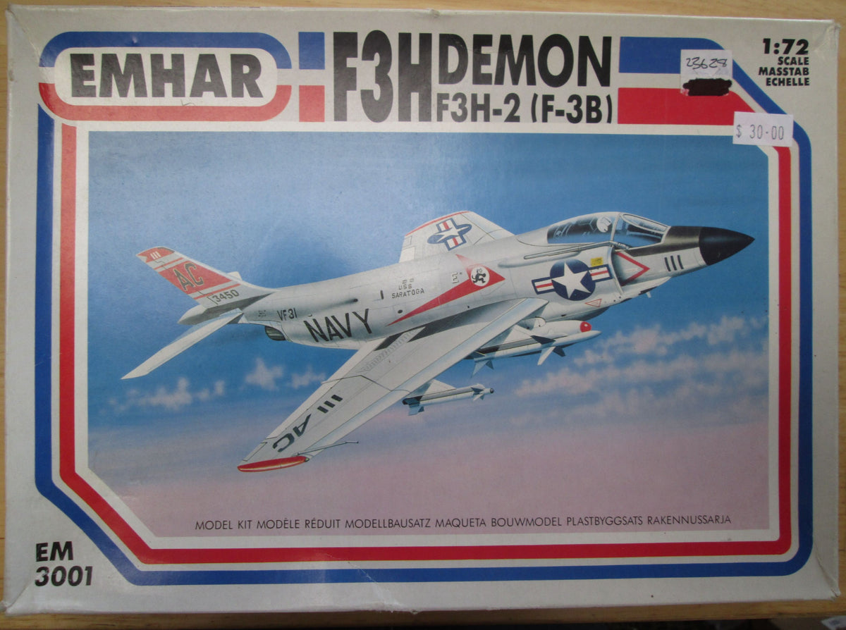 Emhar 3001 McDonnell F3H-2 Demon (F-3B) – Constellation Hobbies