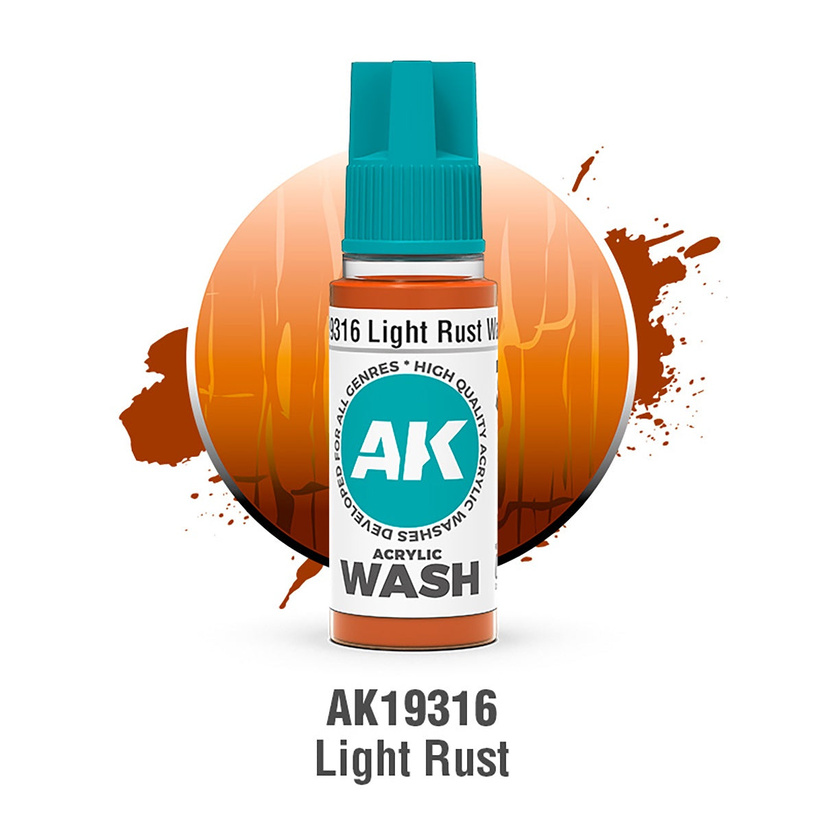 AK-Interactive AK19316 Light Rust Wash 18ml – Constellation Hobbies