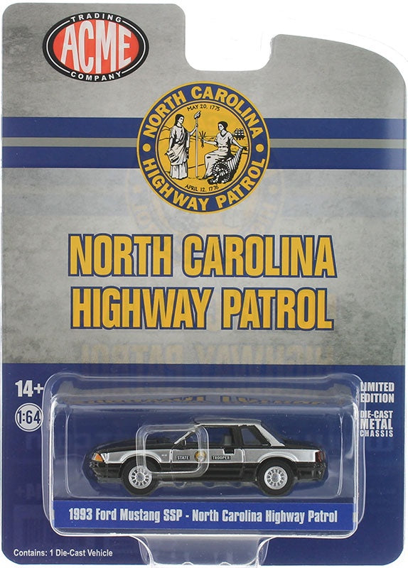 ACME GL51495 1993 Ford Mustang SSP North Carolina Highway Patrol - Acm ...