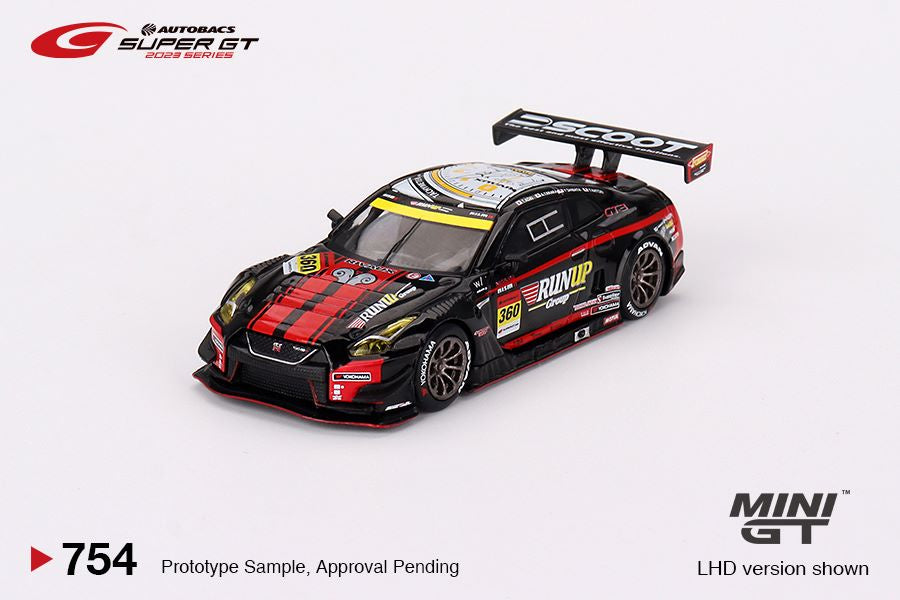 Mini GT 754 Nissan GT-R NISMO GT3 #360 "RUNUP RIVAUX GT-R" TOMEI SPORT ...