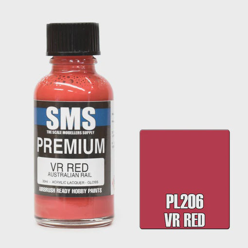 SMS PL206 Premium VR Red 30ml – Constellation Hobbies
