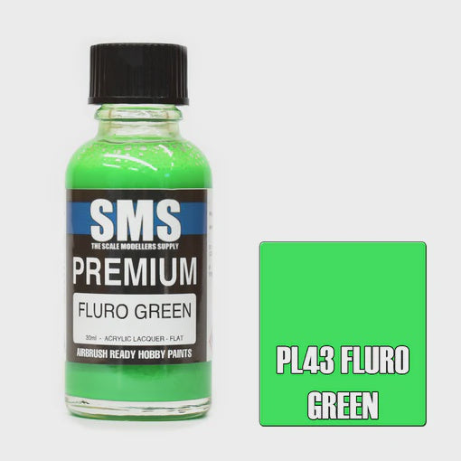 SMS PL43 Premium Flouro Green 30ml – Constellation Hobbies