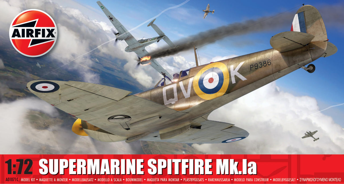 Airfix 01071C Supermarine Spitfire Mk.Ia – 1/72 – Constellation Hobbies