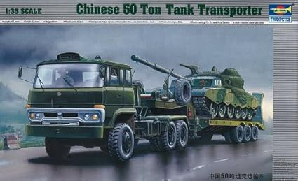 Trumpeter 00201 Chinese 50T Tank Transporter – Constellation Hobbies