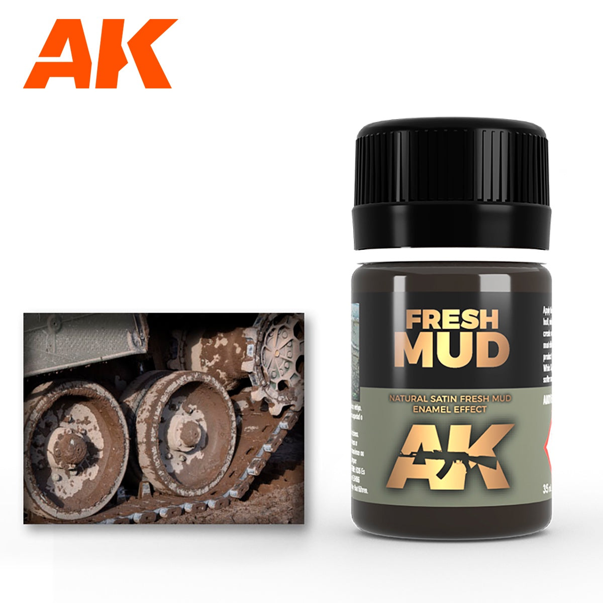 AK-Interactive AK016 Fresh Mud 35ml – Constellation Hobbies