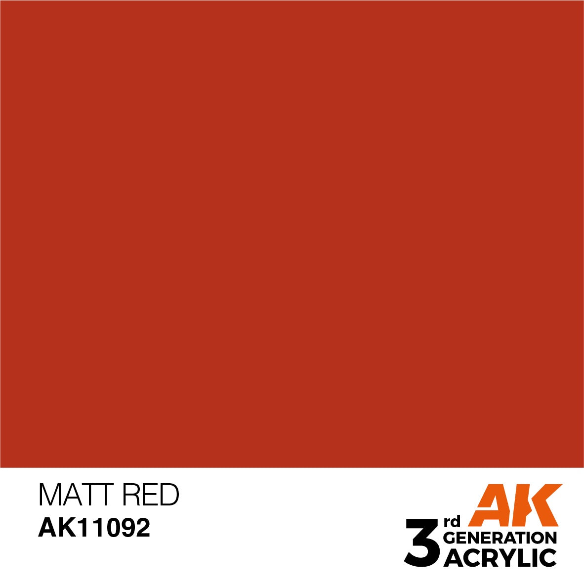 AK-Interactive AK11092 Matt Red – Constellation Hobbies