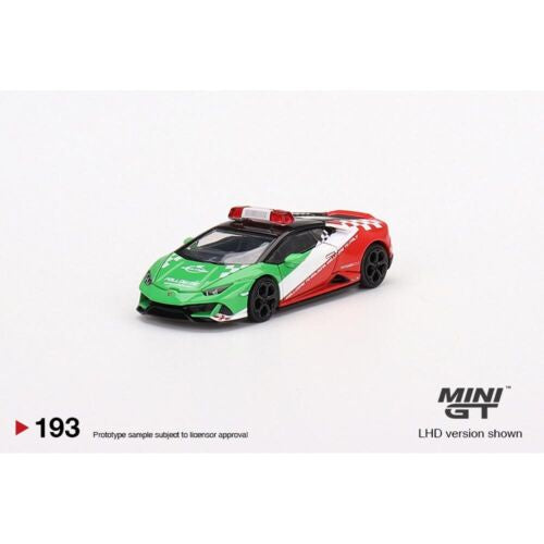 Mini GT 193 Lamborghini Huracan EVO Bologna Airport 2020 Follow Me ...