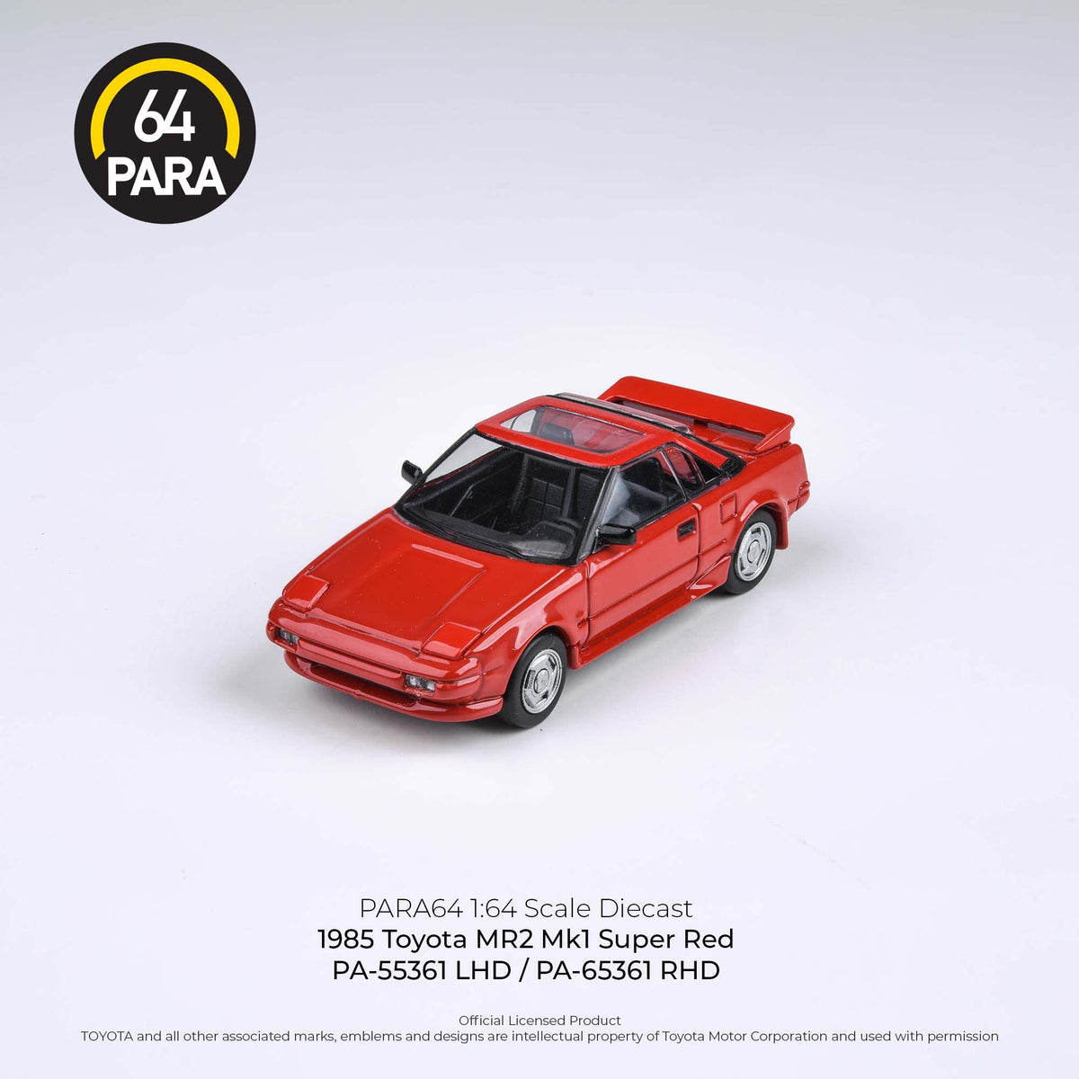 PARA64 65361 Toyota MR2 Mk1 (AW11) Super Red – Constellation Hobbies